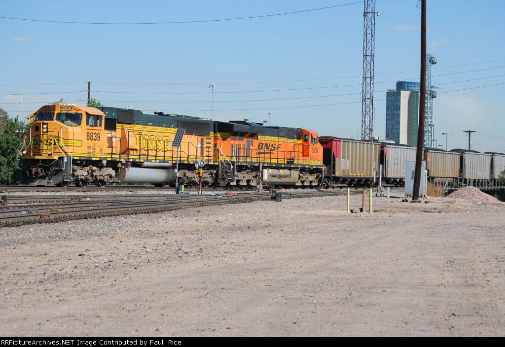 BNSF 8839 South Bound Coal Train